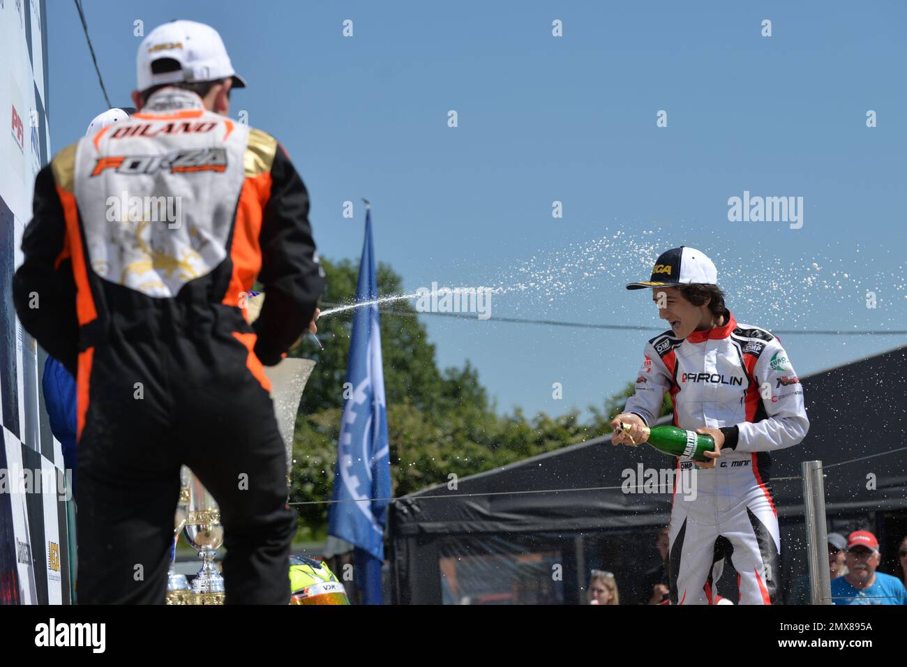 Italian racing driver Gabriele Mini Stock Photo - Alamy