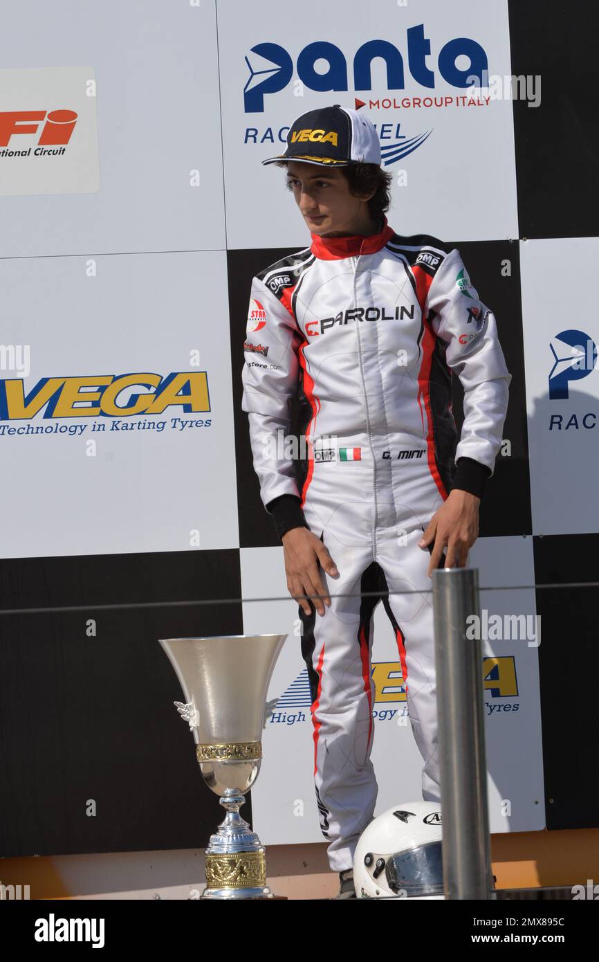 Italian racing driver Gabriele Mini Stock Photo - Alamy