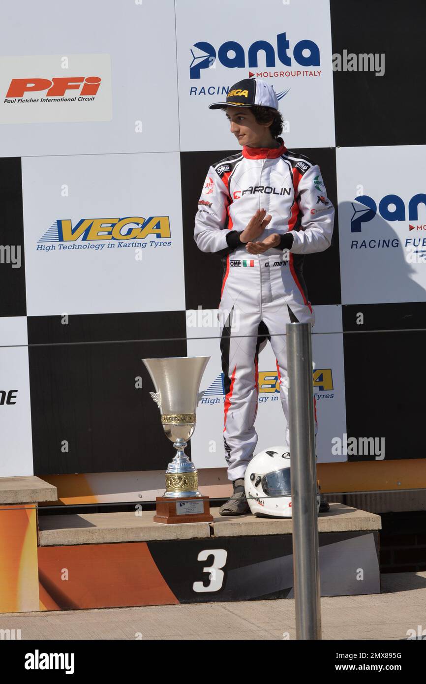 Italian racing driver Gabriele Mini Stock Photo - Alamy