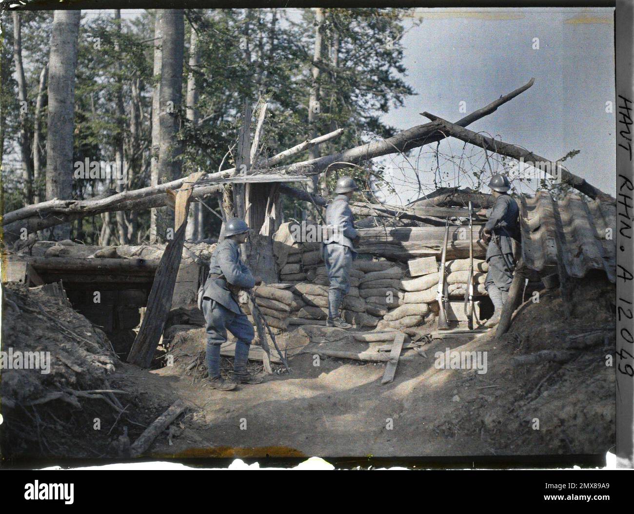 1st line trench hi-res stock photography and images - Alamy