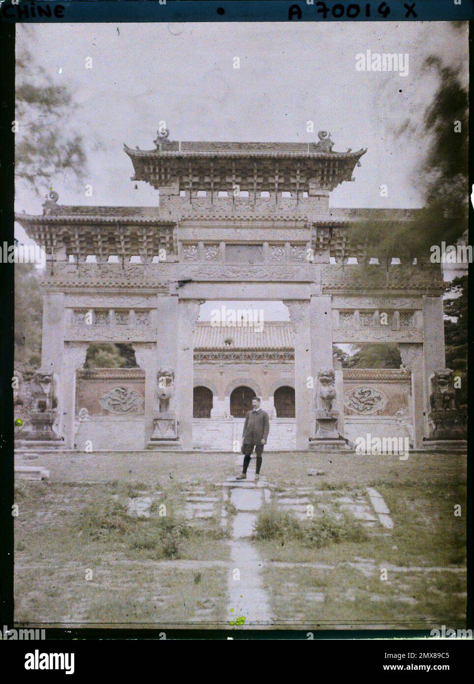 Surroundings of Moukden, China Zhaoling ("luminous tomb"), also called ...