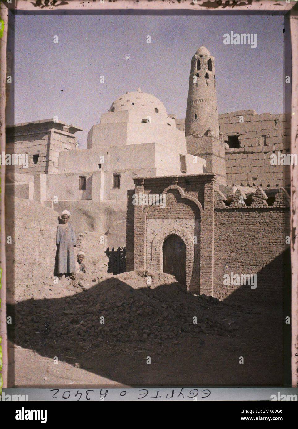Louqsor, Egypt, Africa Mosque Abu El-Haggag backed by the Polytheist ...