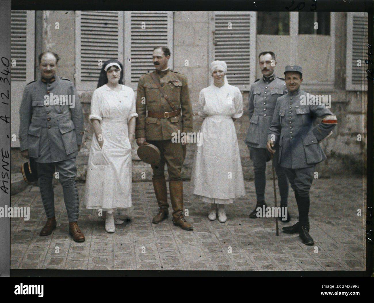 Blue nurses veil hi-res stock photography and images - Alamy