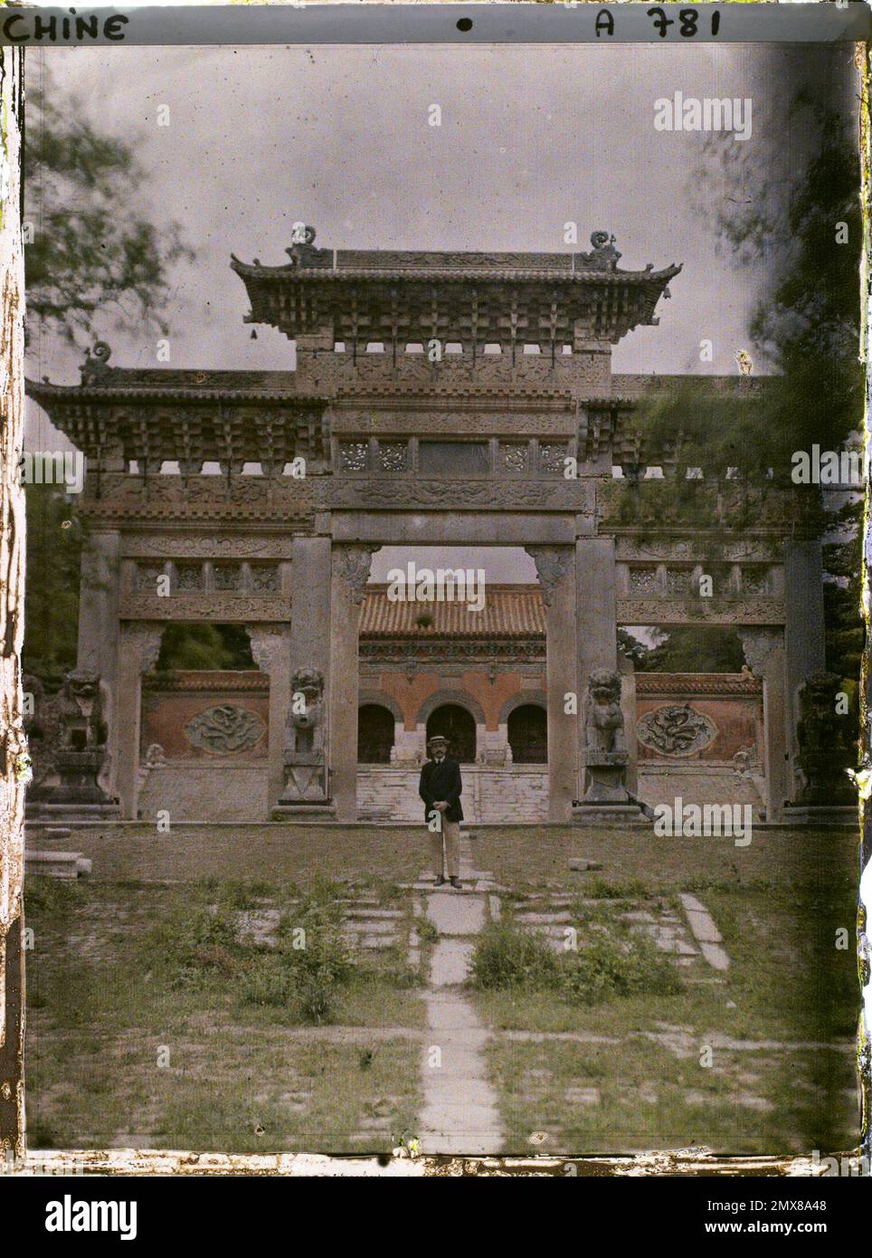 Surroundings of Moukden, China Zhaoling ("luminous tomb"), also called ...