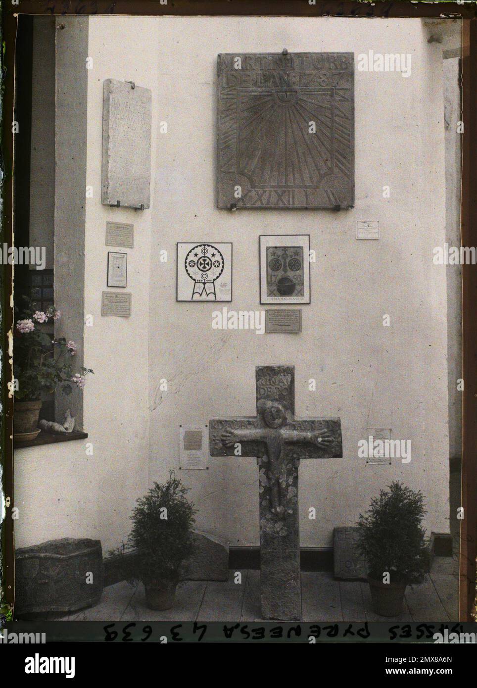 Bayonne, France Basque museum, Christ on the cross , 1924 - Aquitaine ...