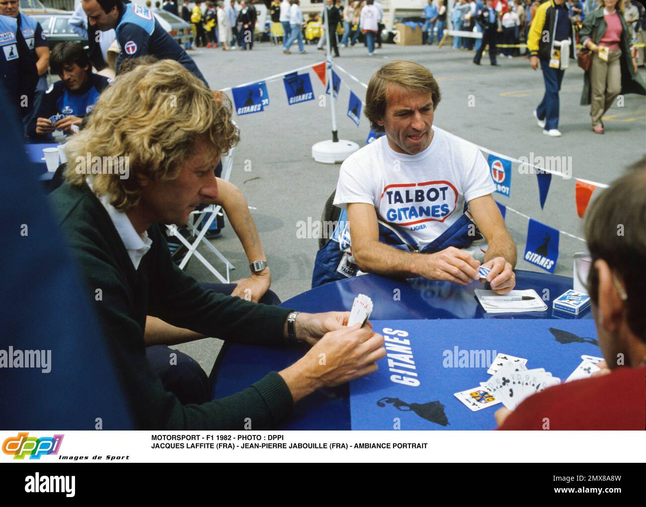 MOTORSPORT - F1 1982 - PHOTO : DPPI JACQUES LAFFITE (FRA) - JEAN-PIERRE ...