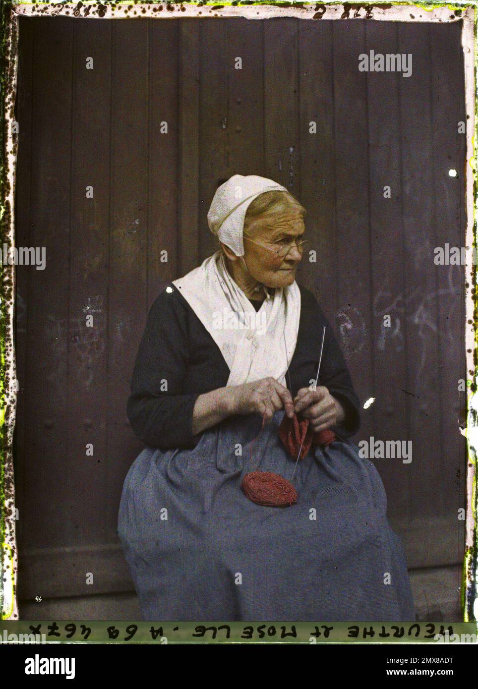 Nancy, France Madame Henriot Colin Au Tricot , 1914-1915 - Devastated ...