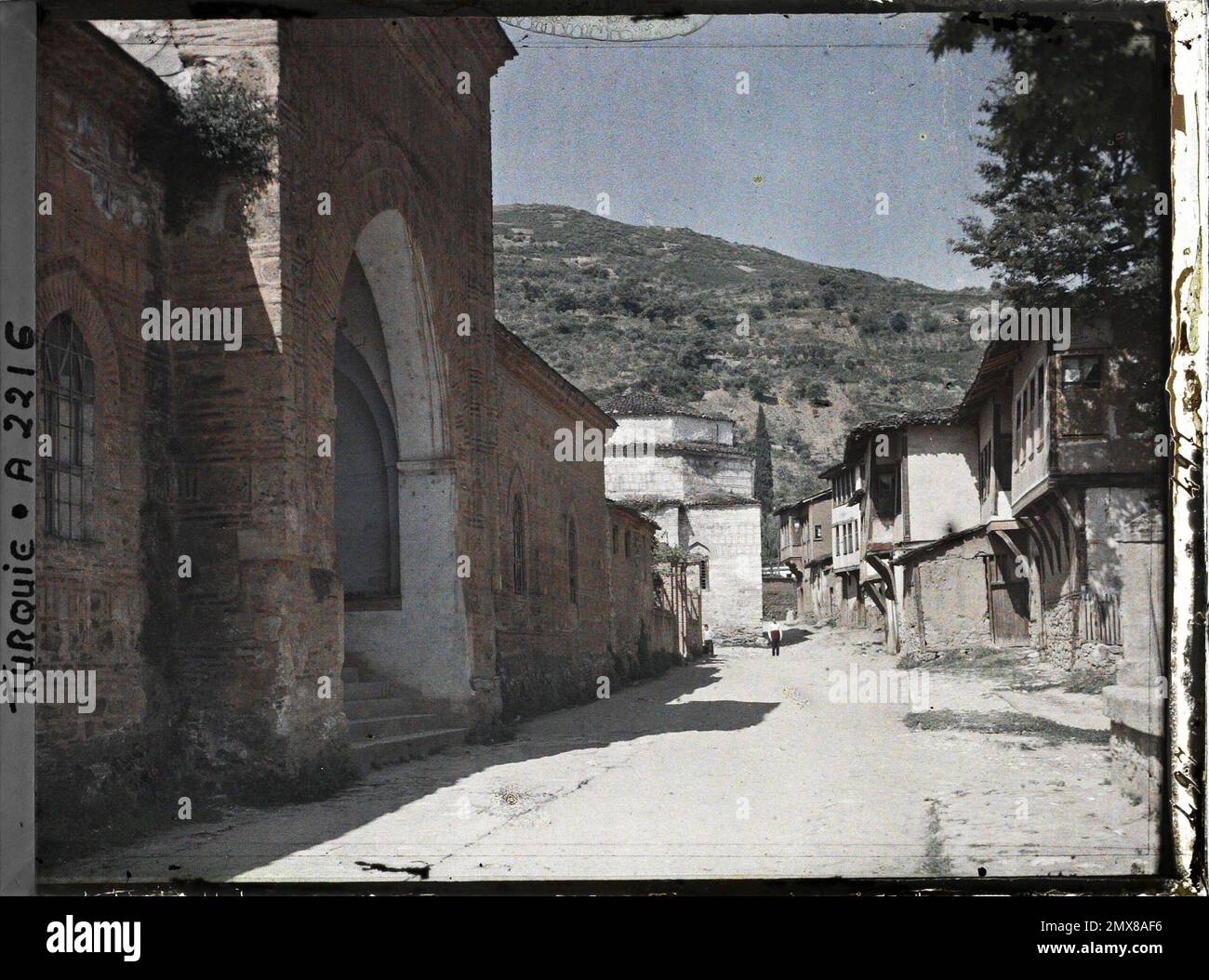 Bursa, Turkey Entrance to the Muradiye Camii complex (Mosque du Sultan ...