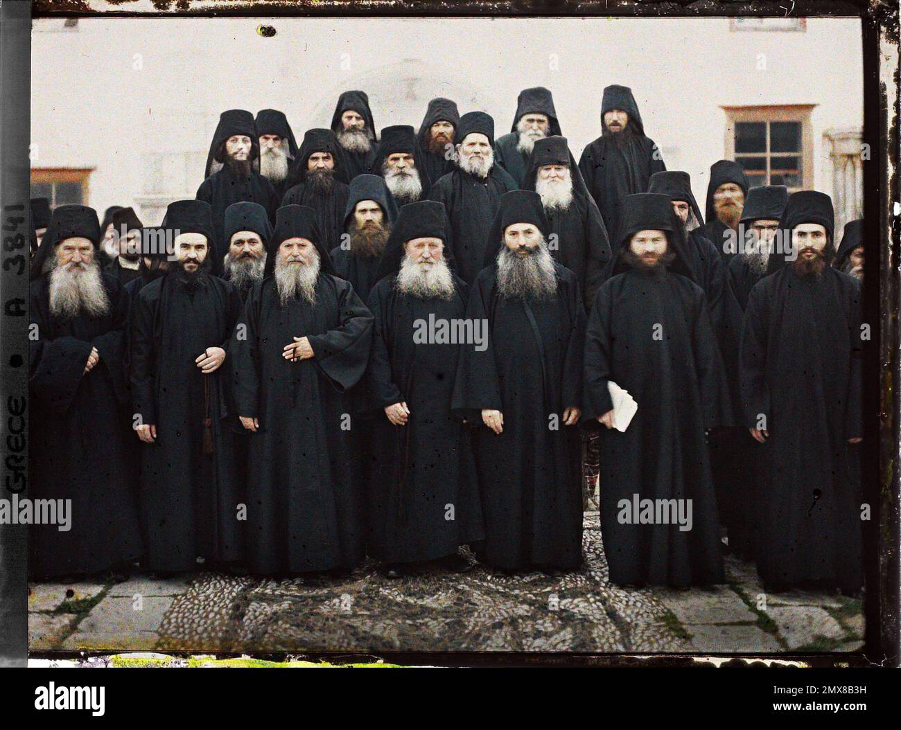 Group of monks from podrome monastery hi-res stock photography and ...