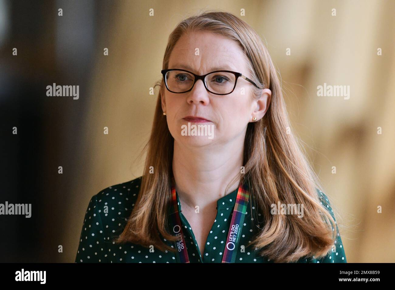 Edinburgh Scotland, UK 02 February 2023. Shirley-Anne Somerville at the ...