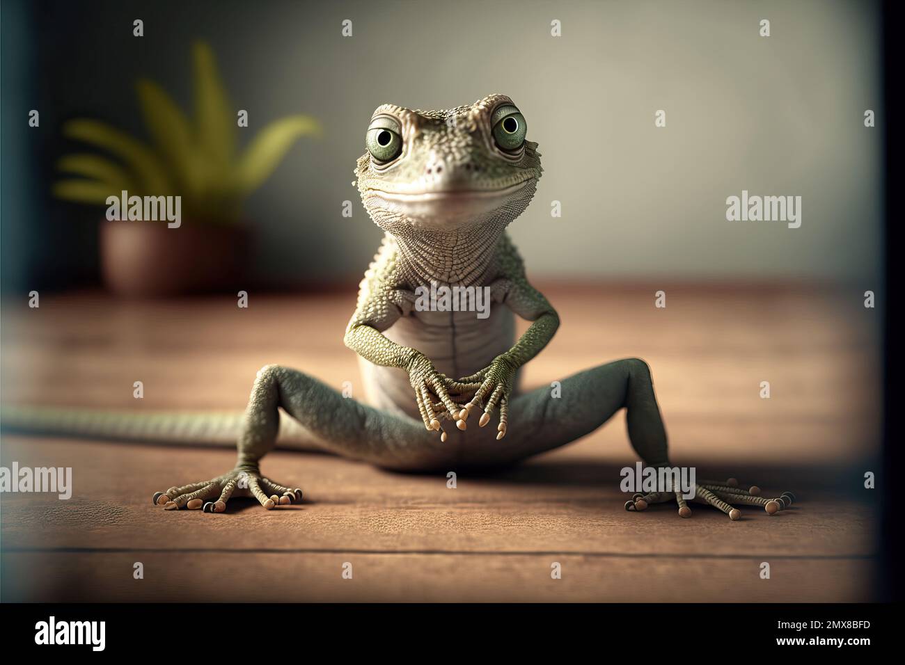Yoga lizard hi-res stock photography and images - Alamy