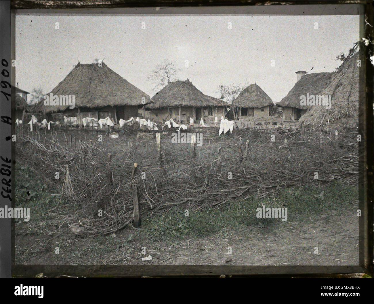 Lipljan, Kosovo, Serbia Group of Serbian houses , 1913 - Balkans - Jean ...