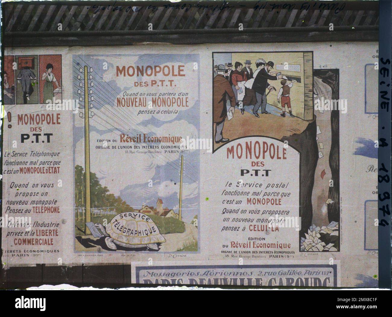 Paris, France posters of the Union of Economic Interests against State ...