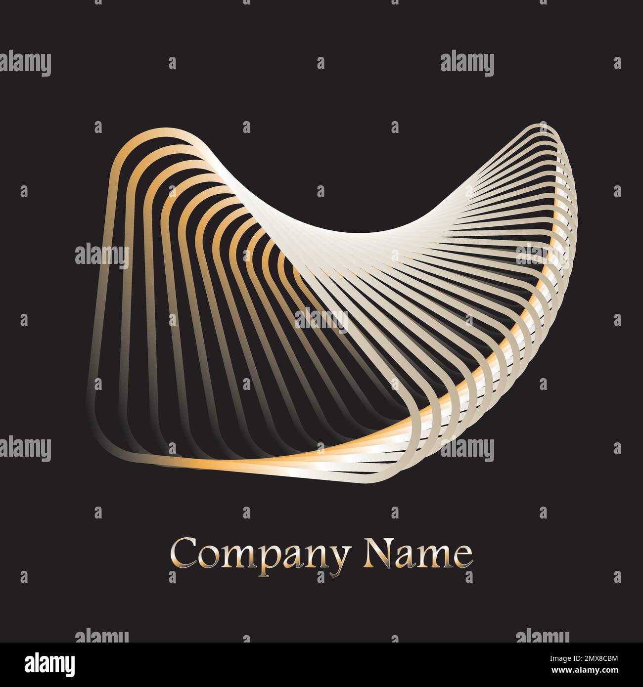 3d golden infinity symbol hi-res stock photography and images - Alamy