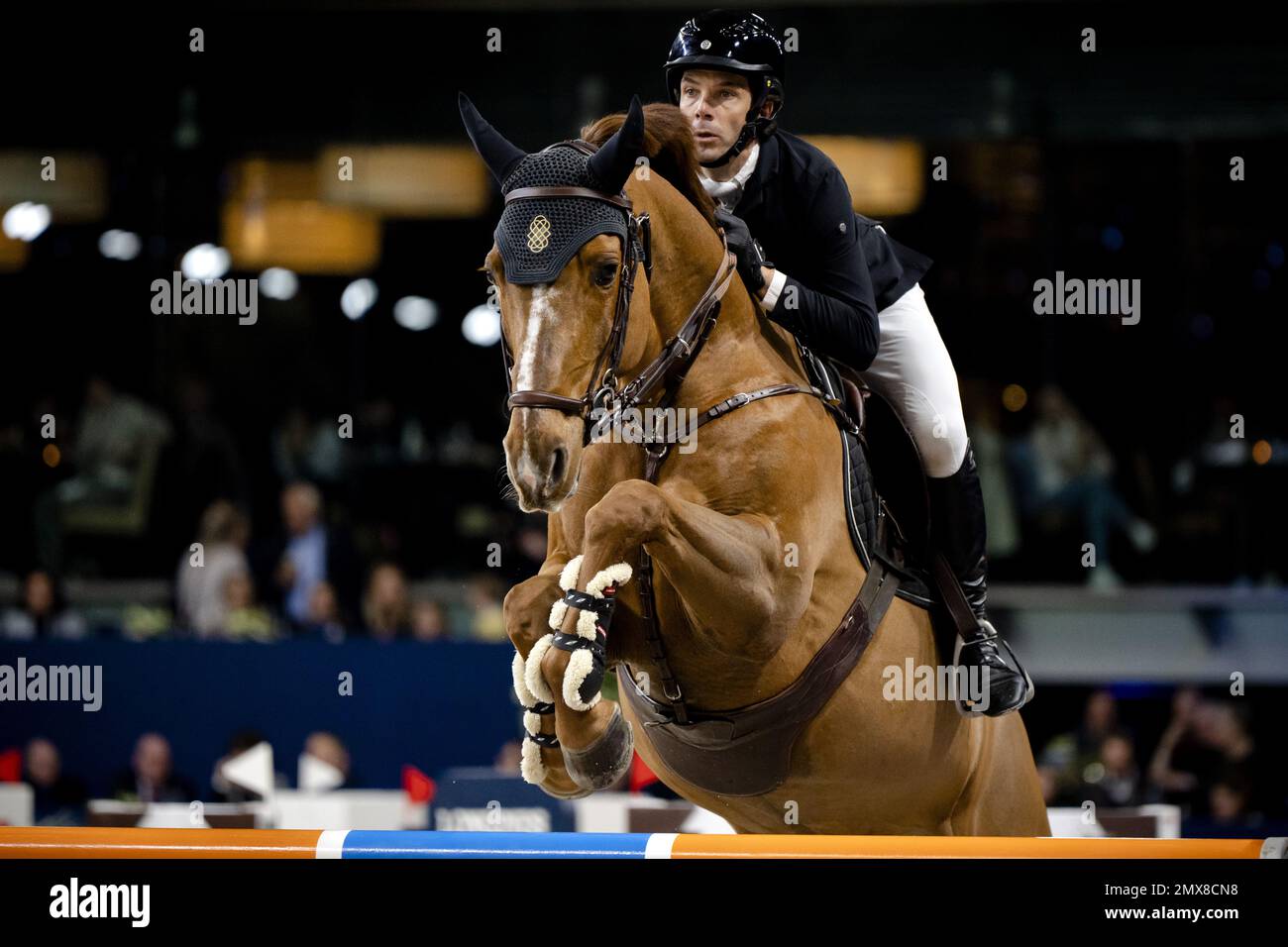AMSTERDAM - Rider Eduardo Alvarez Aznar (ESP) on Bentley de Sury during ...