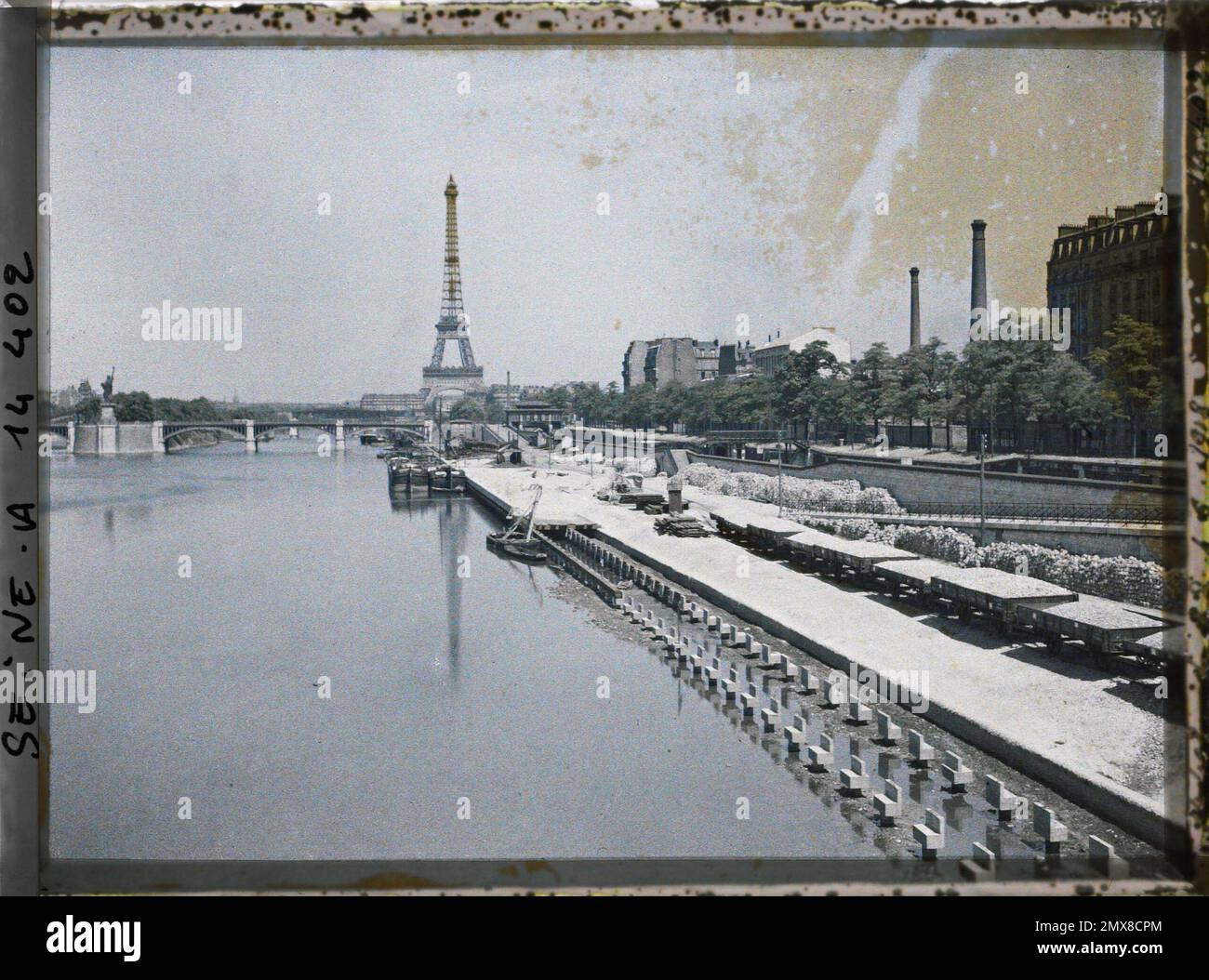 Paris (15th arr.), France Le Quai André-Citroën, the port of Javel-Haut ...