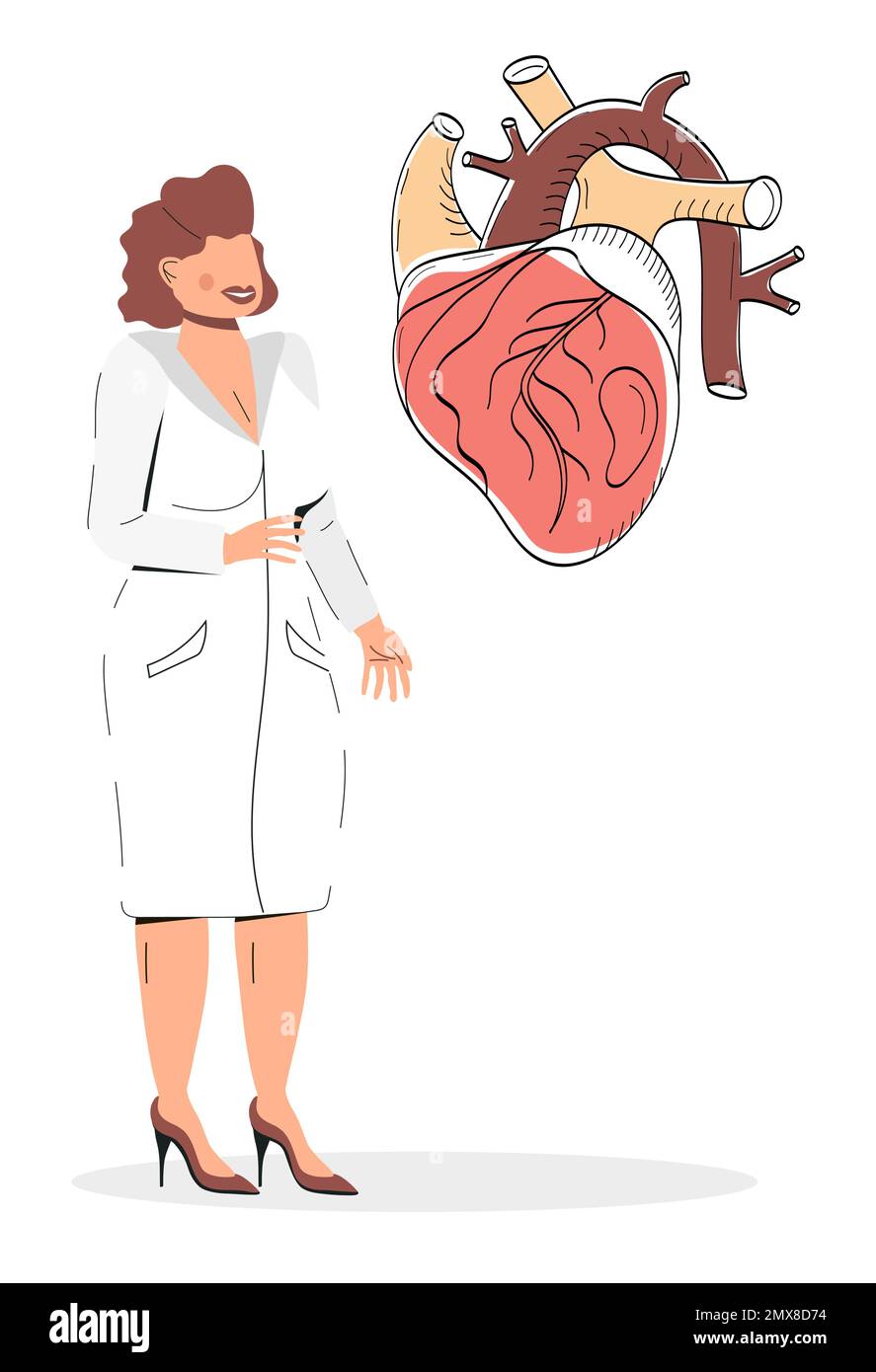 Cardiomyopathy scan Stock Vector Images - Alamy