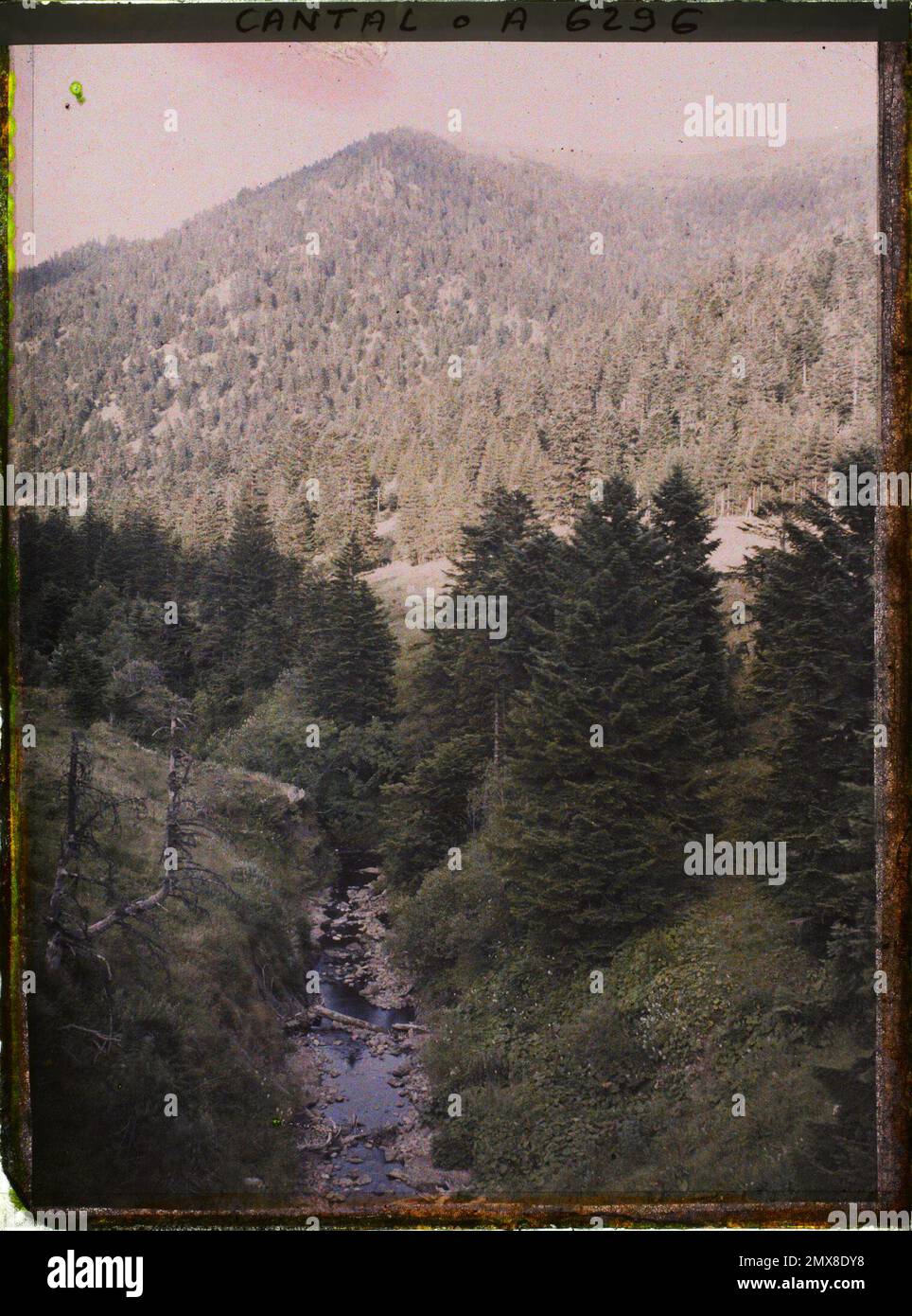 Le Lioran, France Le Plomb du Cantal with the Viaguin stream , 1911 ...