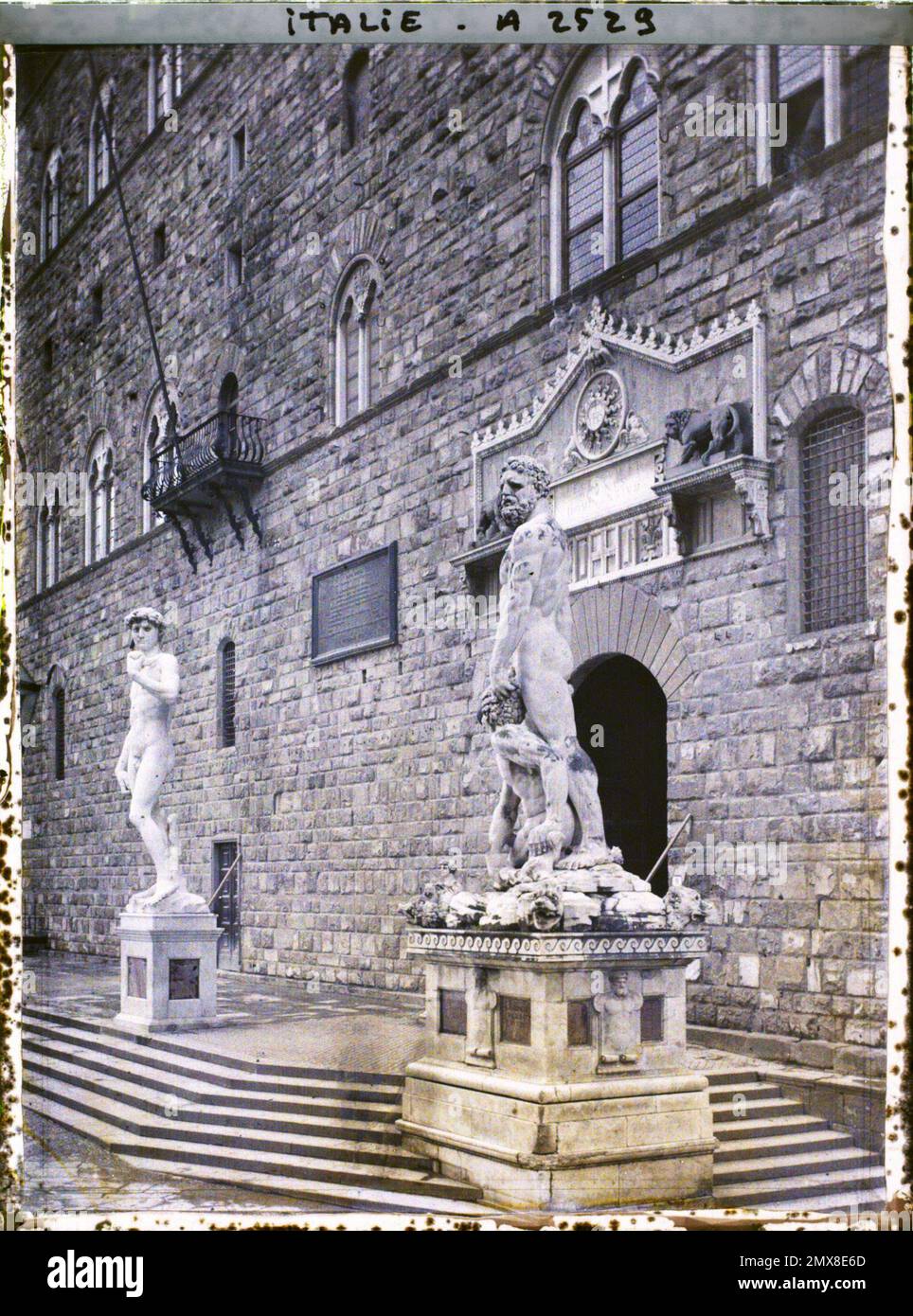 Florence, Italy Entrance to the Palazzo Vecchio , 1913 - Balkans, Italy ...