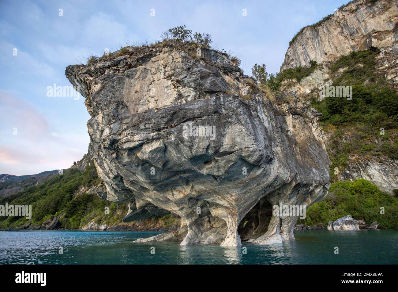 Kayak tour around the famous marble caves Catedral de Marmol, Capilla ...