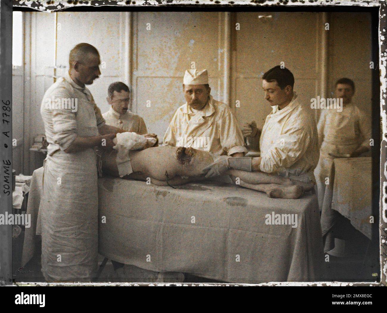 Moreuil, Somme, Picardie, France Evacuation Hospital in Moreuil ...
