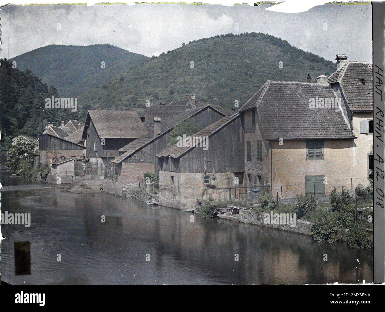 Willer-sur-Thur, Haut-Rhin, Alsace, France La Thur , 1917 - Alsace ...