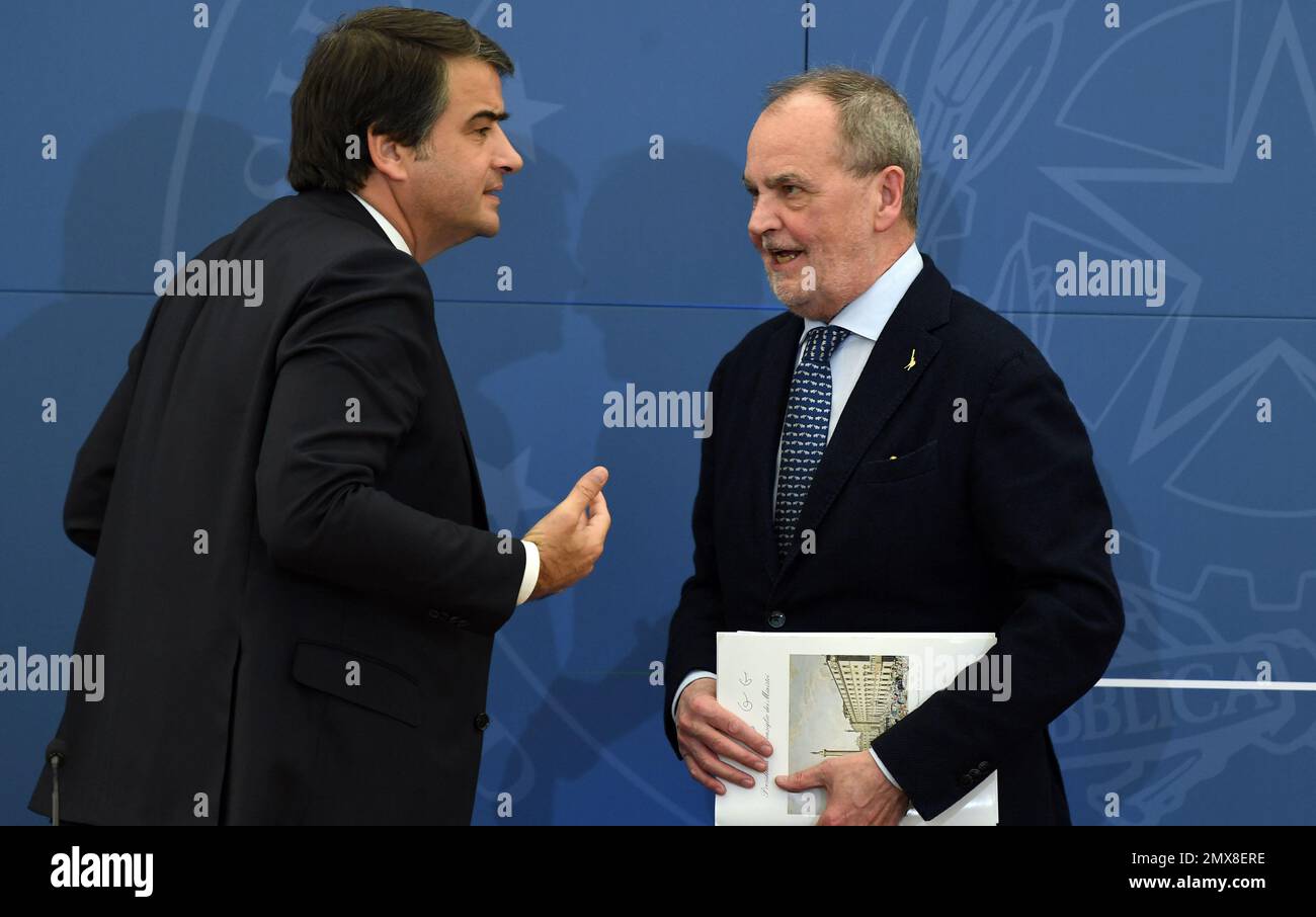 Rome, Italy. 02nd Feb, 2023. Rome 02/02/2023 Press conference at the ...