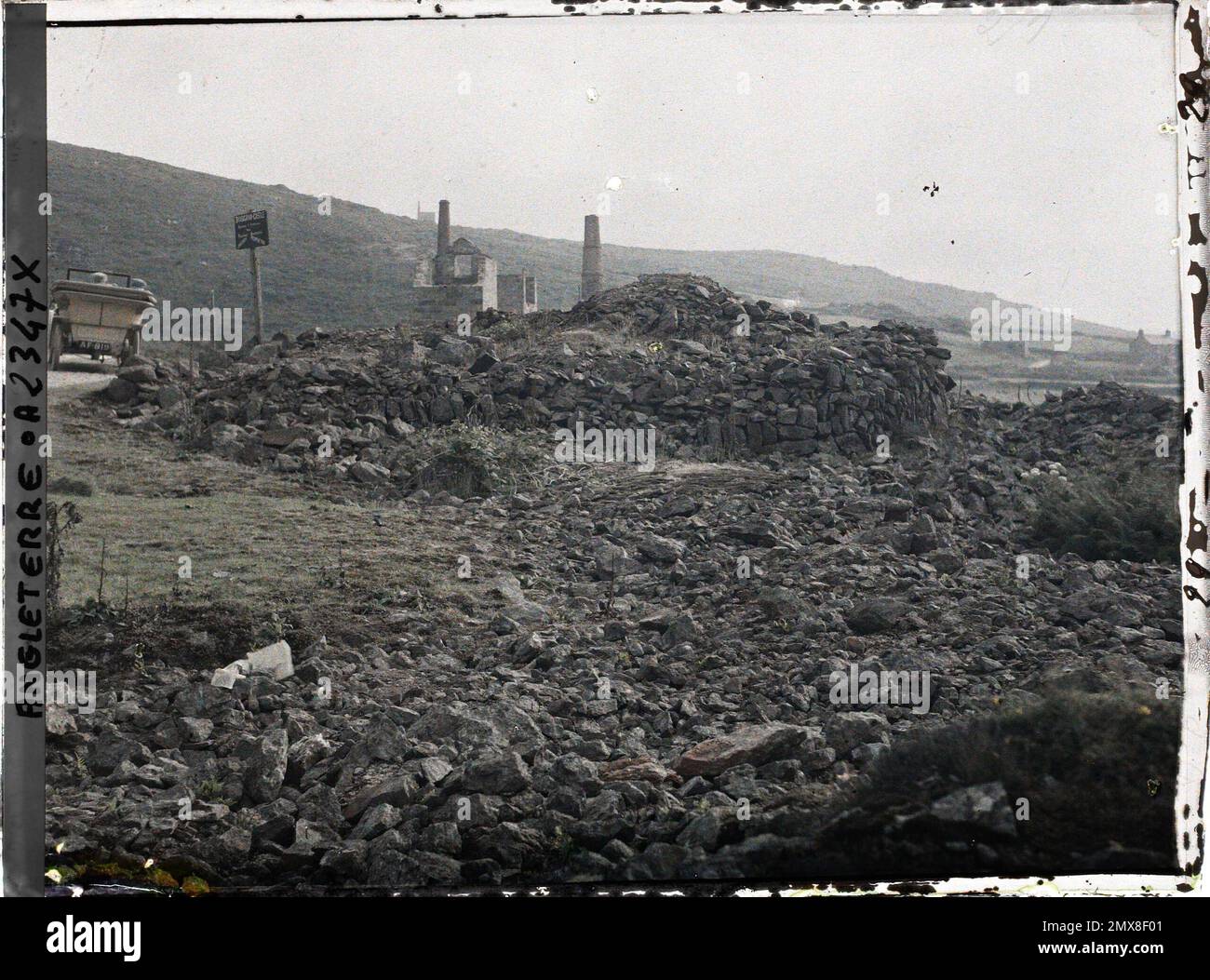 Morvah, Penzance, Cornwall, England The archaeological site of Bosigran ...