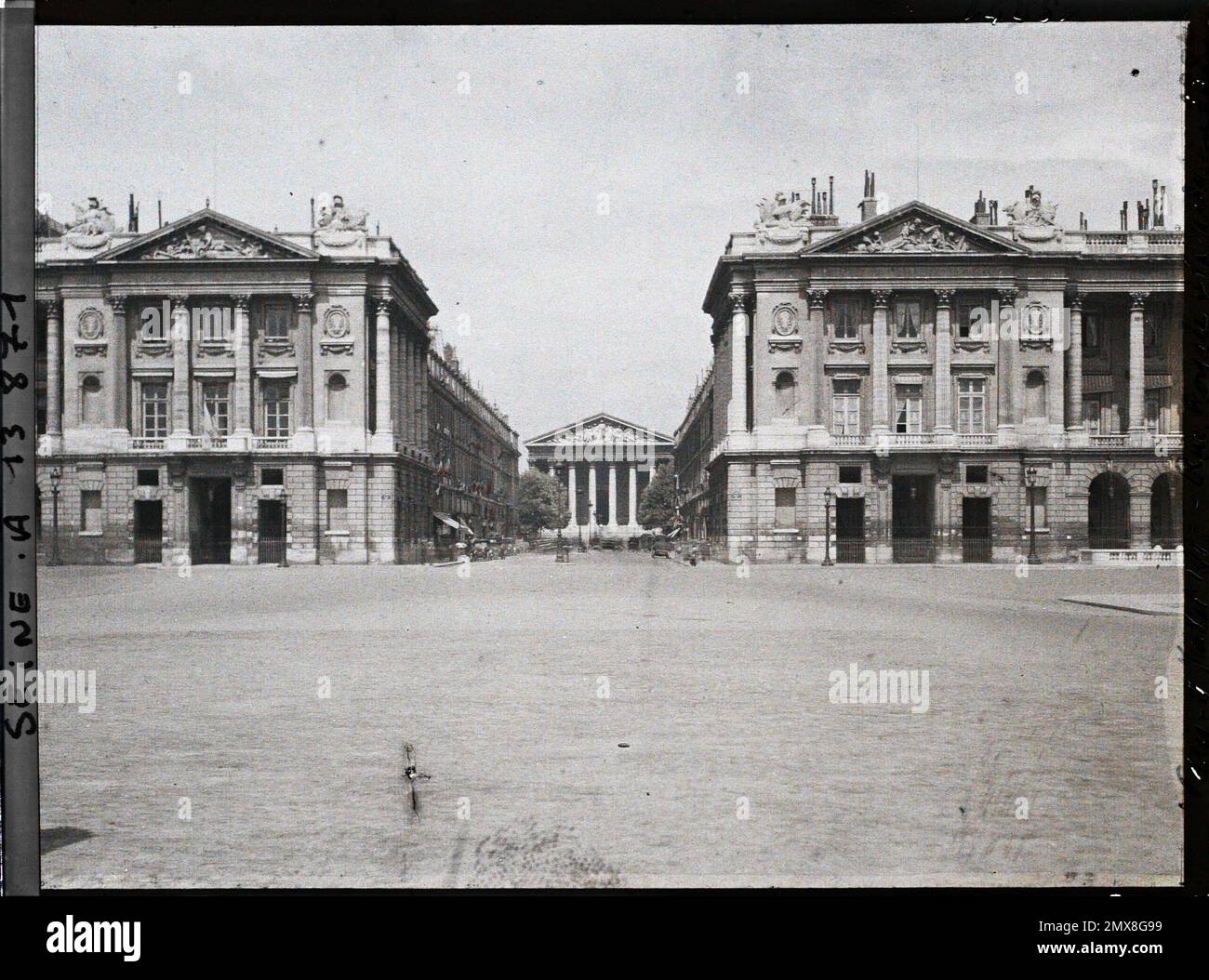 Paris (8th arr.), France Rue Royale and the Madeleine church from Place ...
