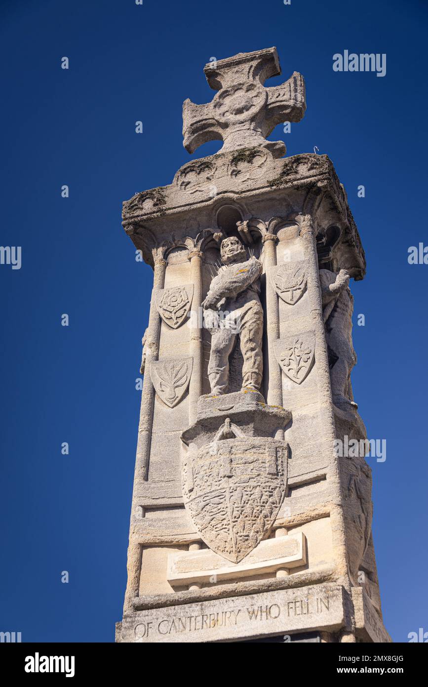 Canterbury War Memorial, Kent, England Stock Photo - Alamy