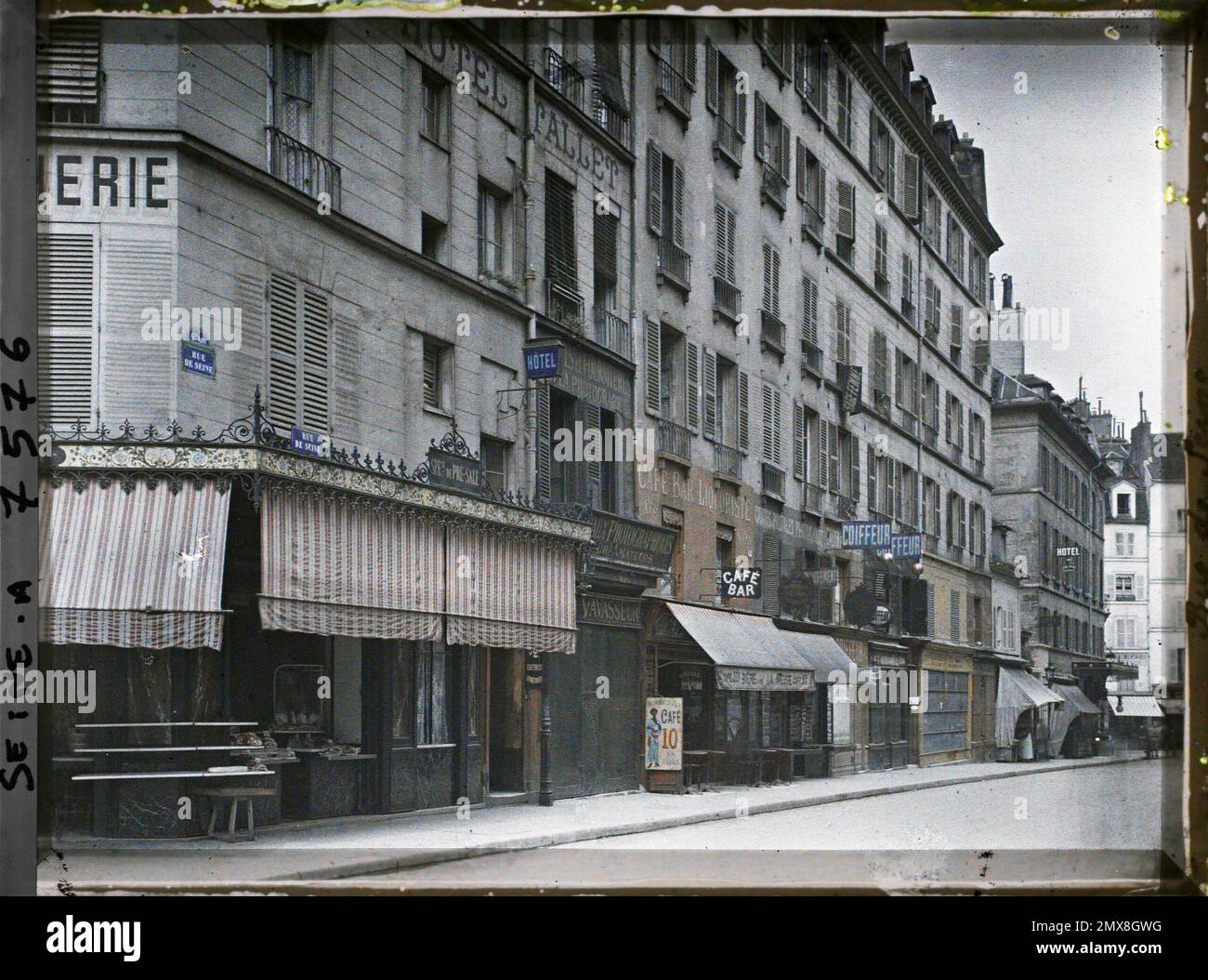 Paris (Arr.), France la rue de Seine, at the number 56 Stock Photo - Alamy
