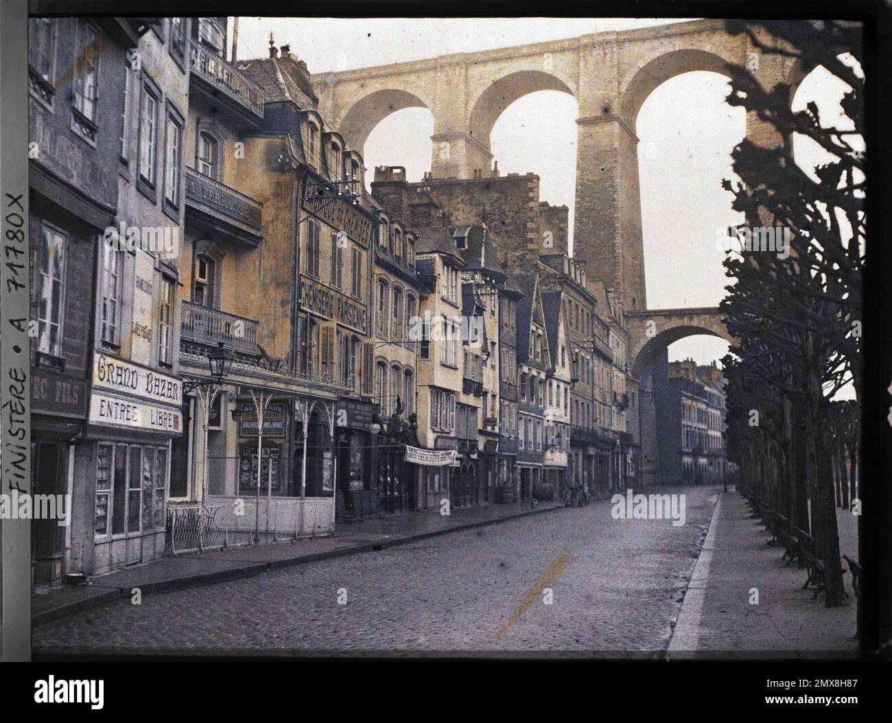 Morlaix, Finistère, Brittany, France Place Adolphe-Thiers (today Place ...