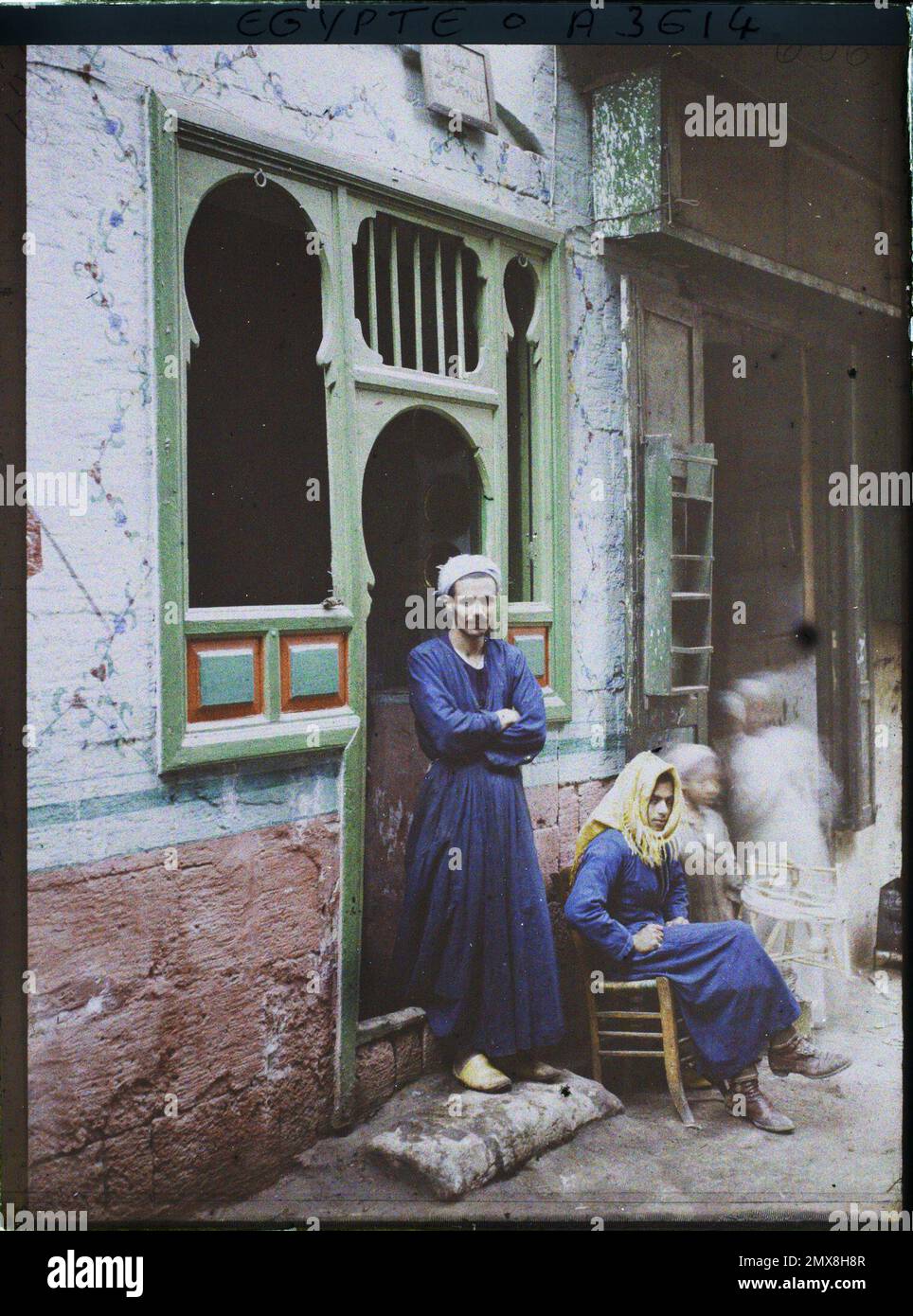 Cairo, Egypt, Africa Egyptian coffee in the Mouski, one of the old ...