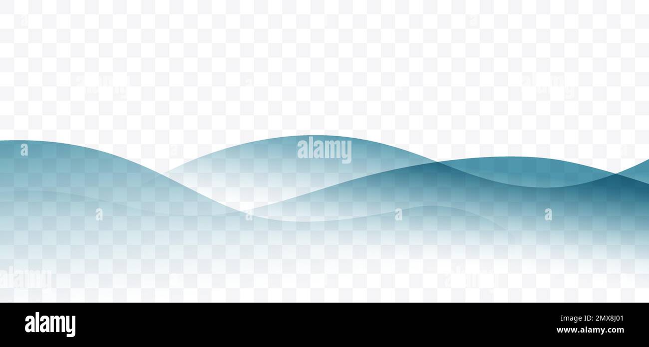 Smooth wave pattern. Transparent water wave background. Vector ...