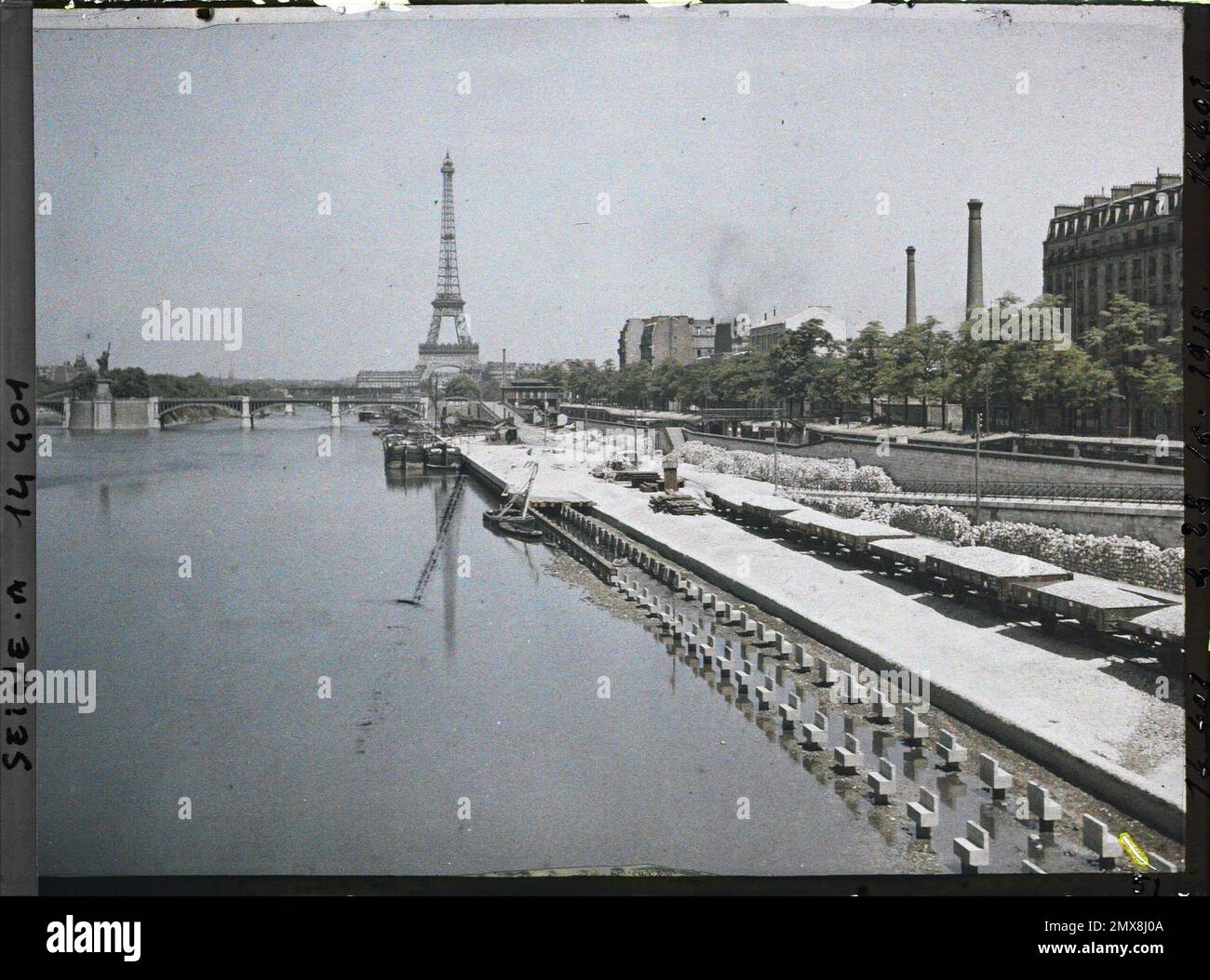 Paris (15th arr.), France Le Quai André-Citroën, the port of Javel-Haut ...