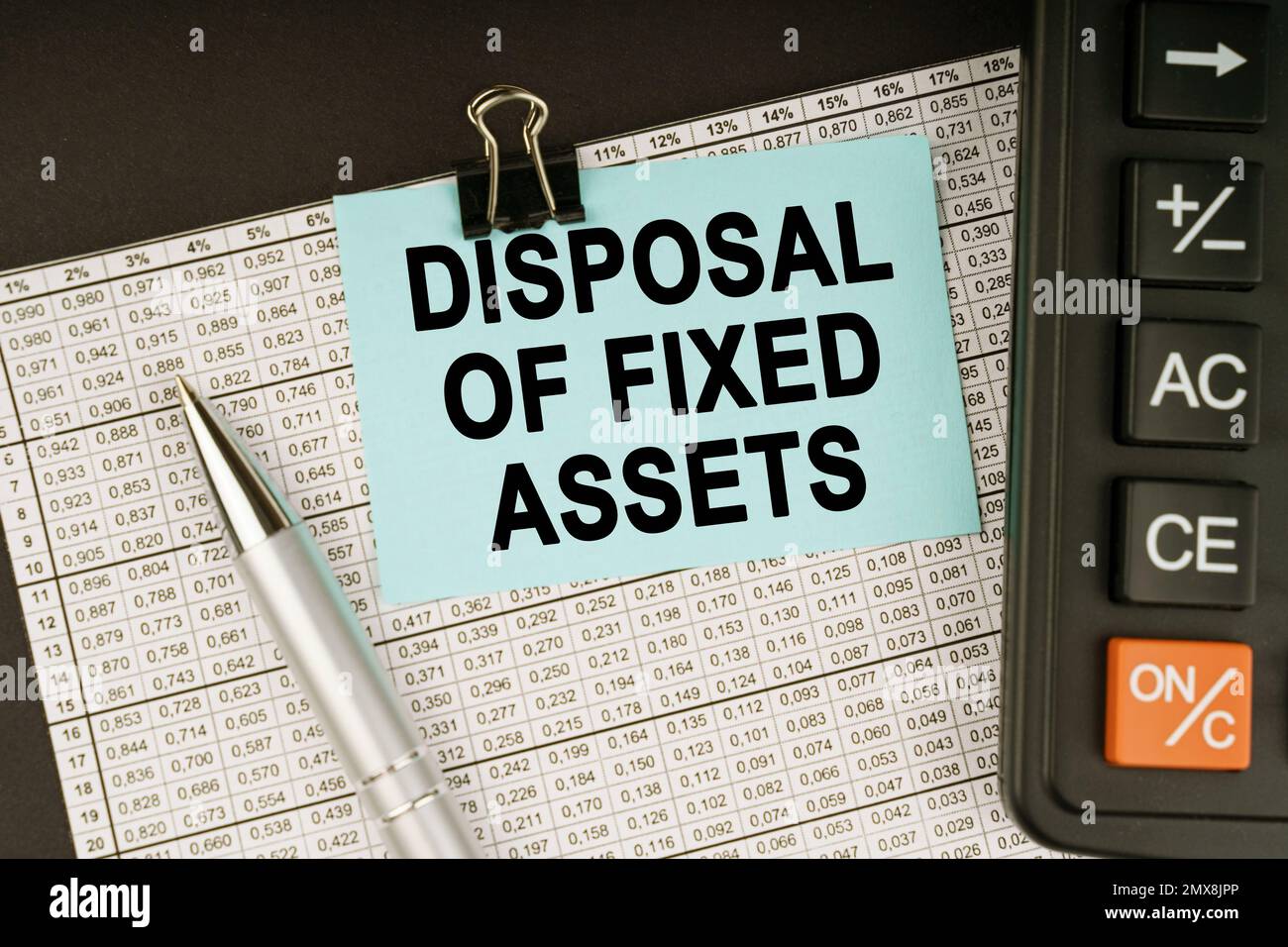 Disposal of fixed assets hi-res stock photography and images - Alamy