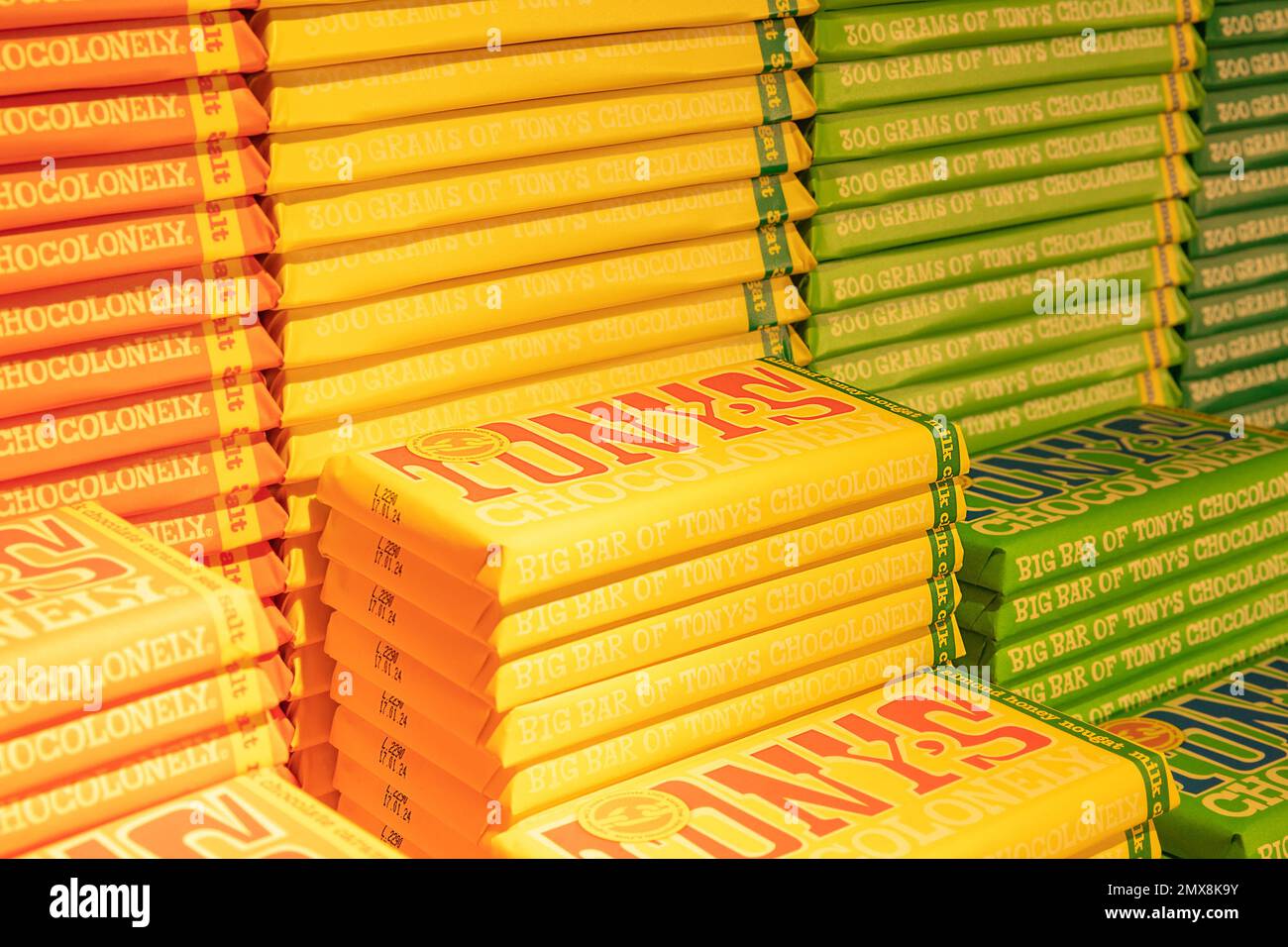 Interiors of the Amsterdam Airport Schiphol, Netherlands. Inside duty ...