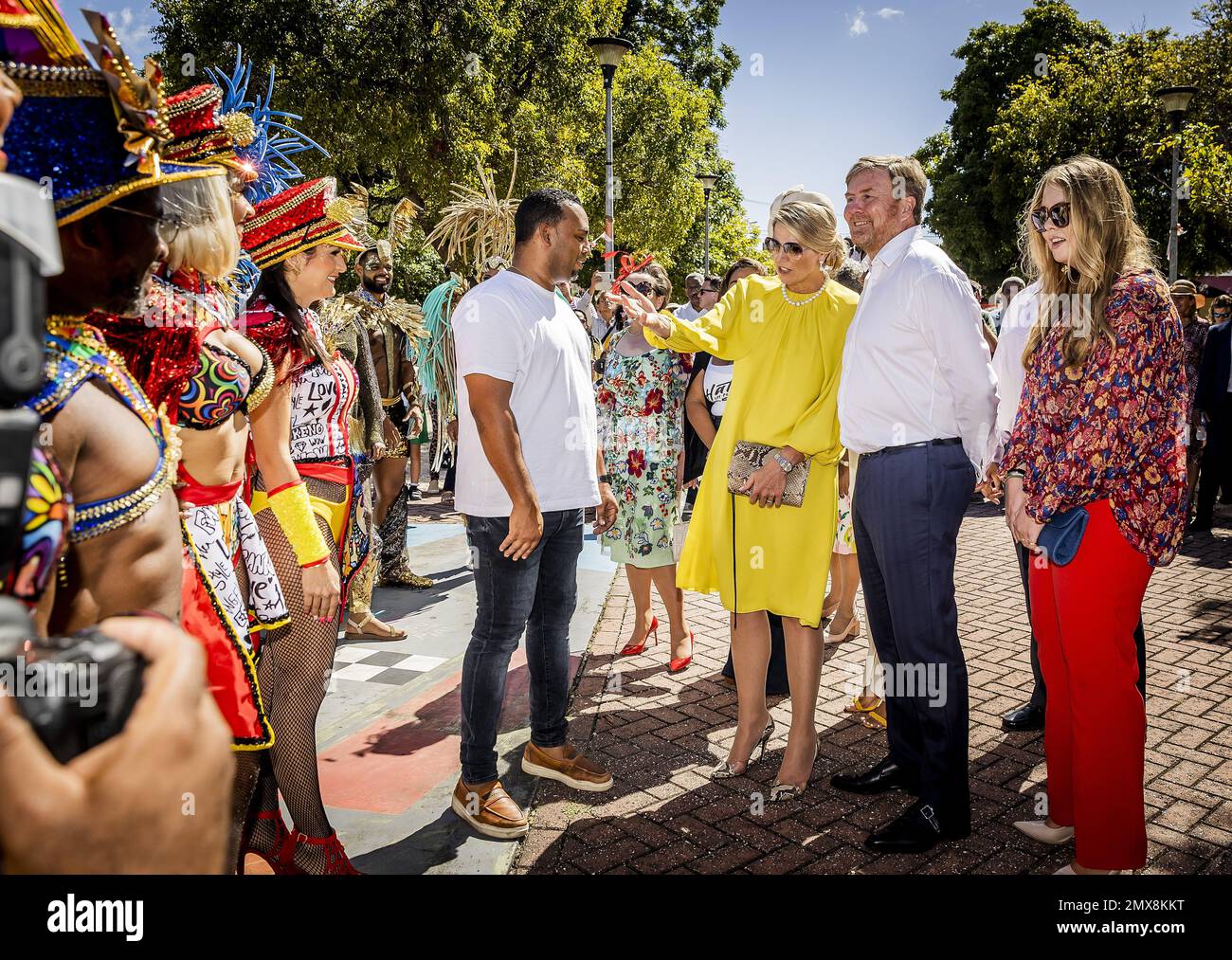 WILLEMSTAD - King Willem-Alexander, Queen Maxima and Princess Amalia ...