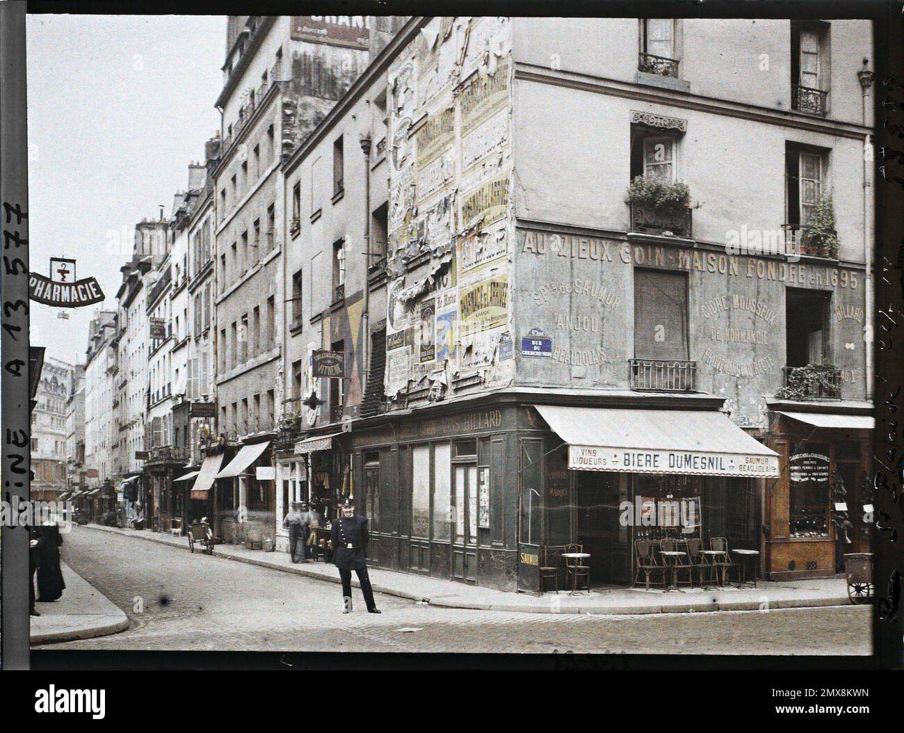 Paris (Life Arr.), France The angle of the St-Placide streets and the ...