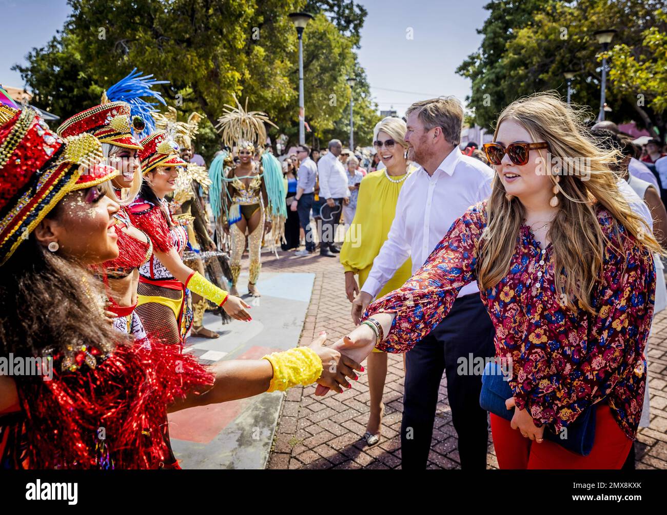 WILLEMSTAD - King Willem-Alexander, Queen Maxima and Princess Amalia ...