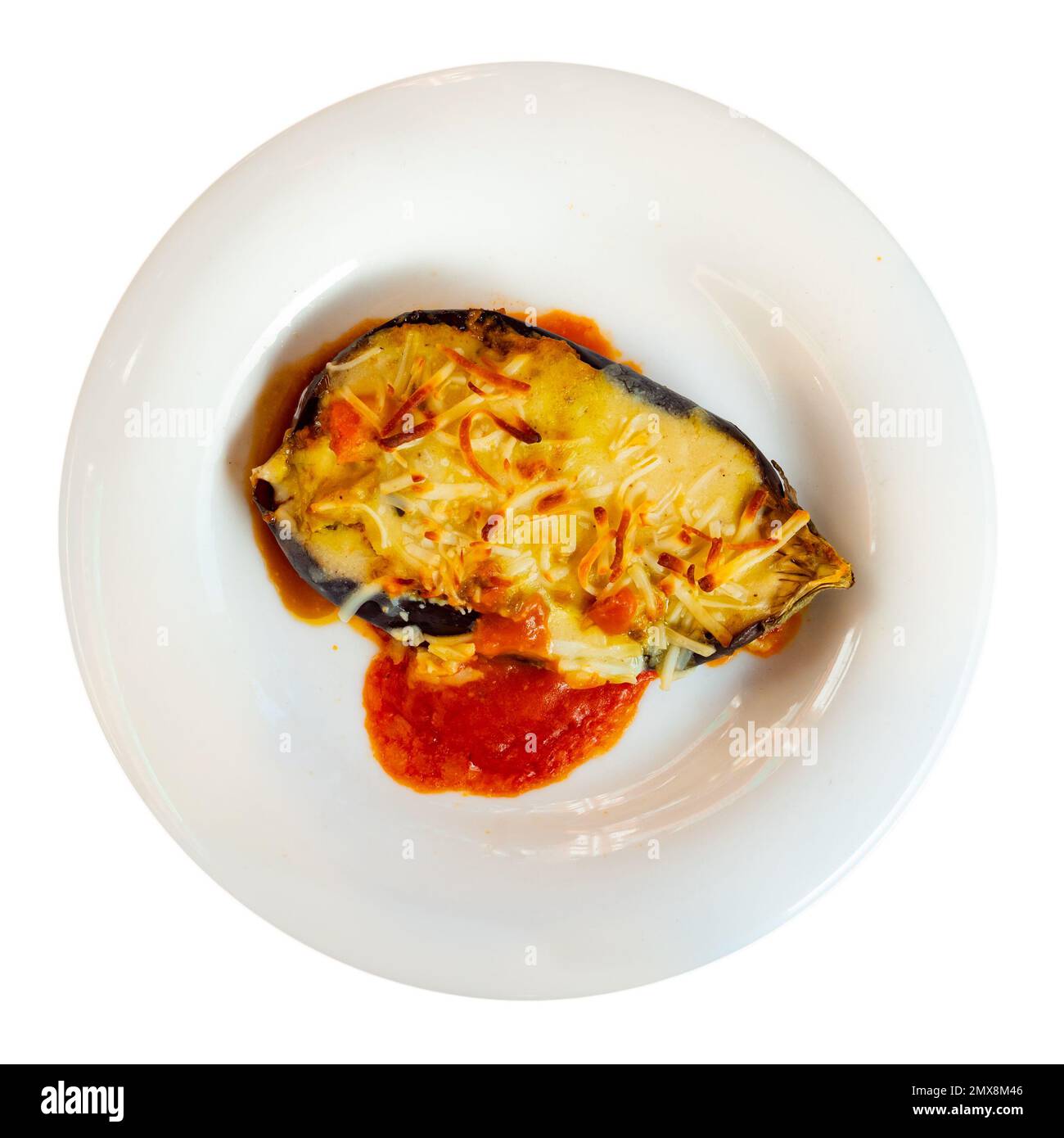 Fresh stuffed eggplant Stock Photo - Alamy