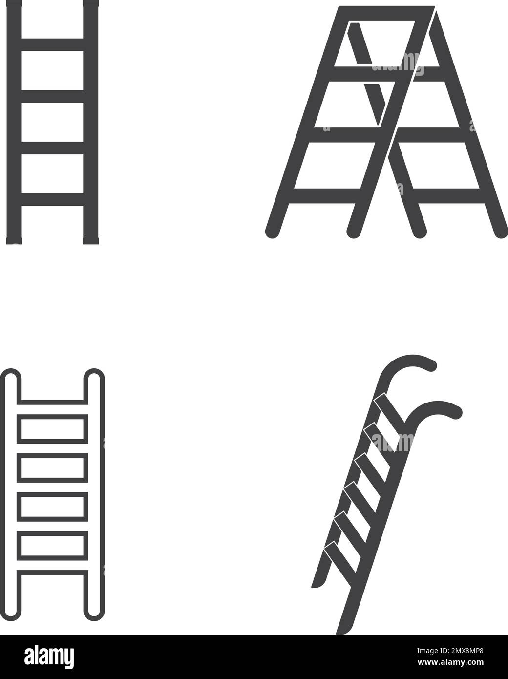 Ladder Icon Vector Logo Template Illustration Design. Vector EPS 10 ...