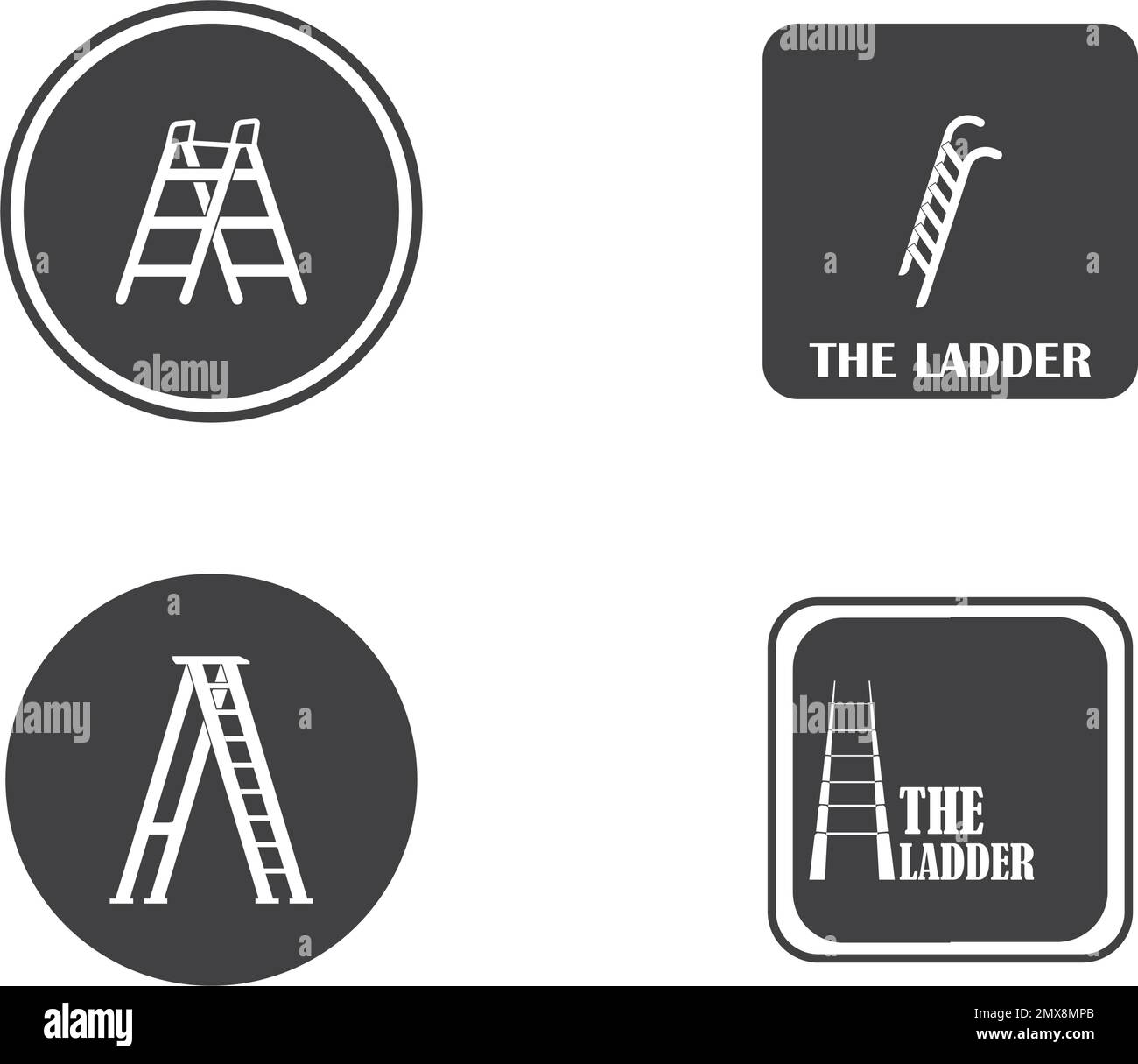 Ladder Icon Vector Logo Template Illustration Design. Vector EPS 10 ...