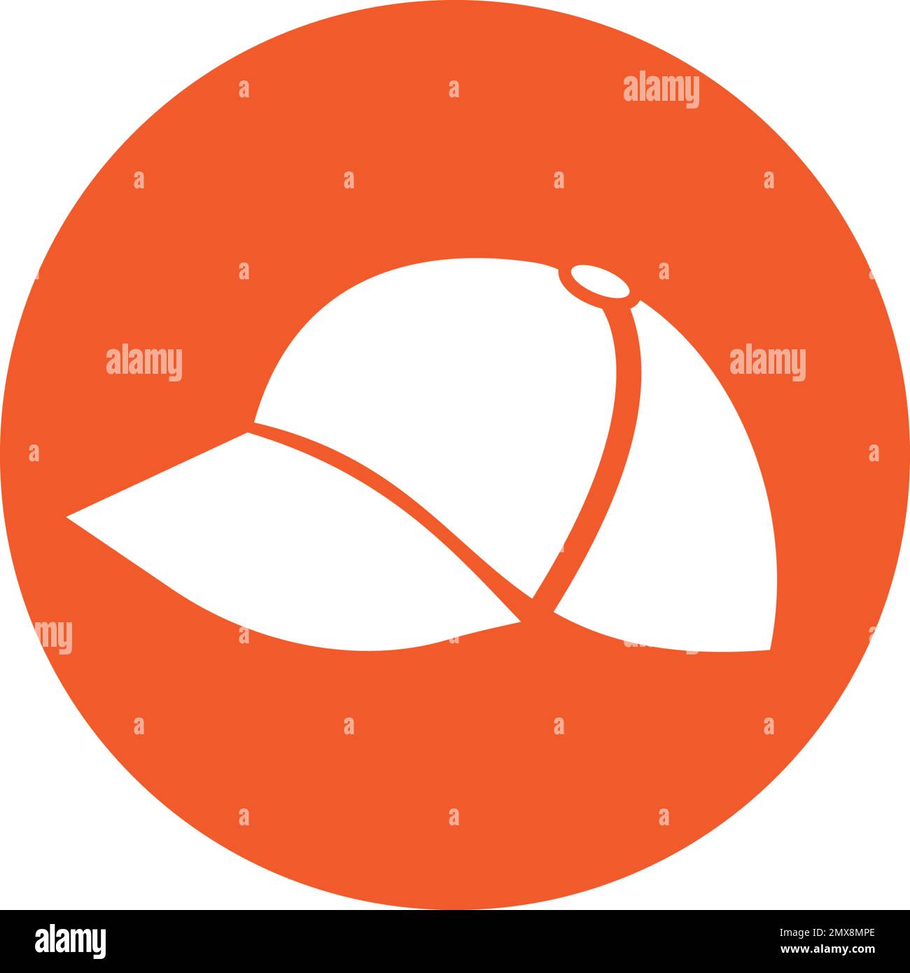 Baseball hat vector icon on white background Stock Vector Image & Art ...