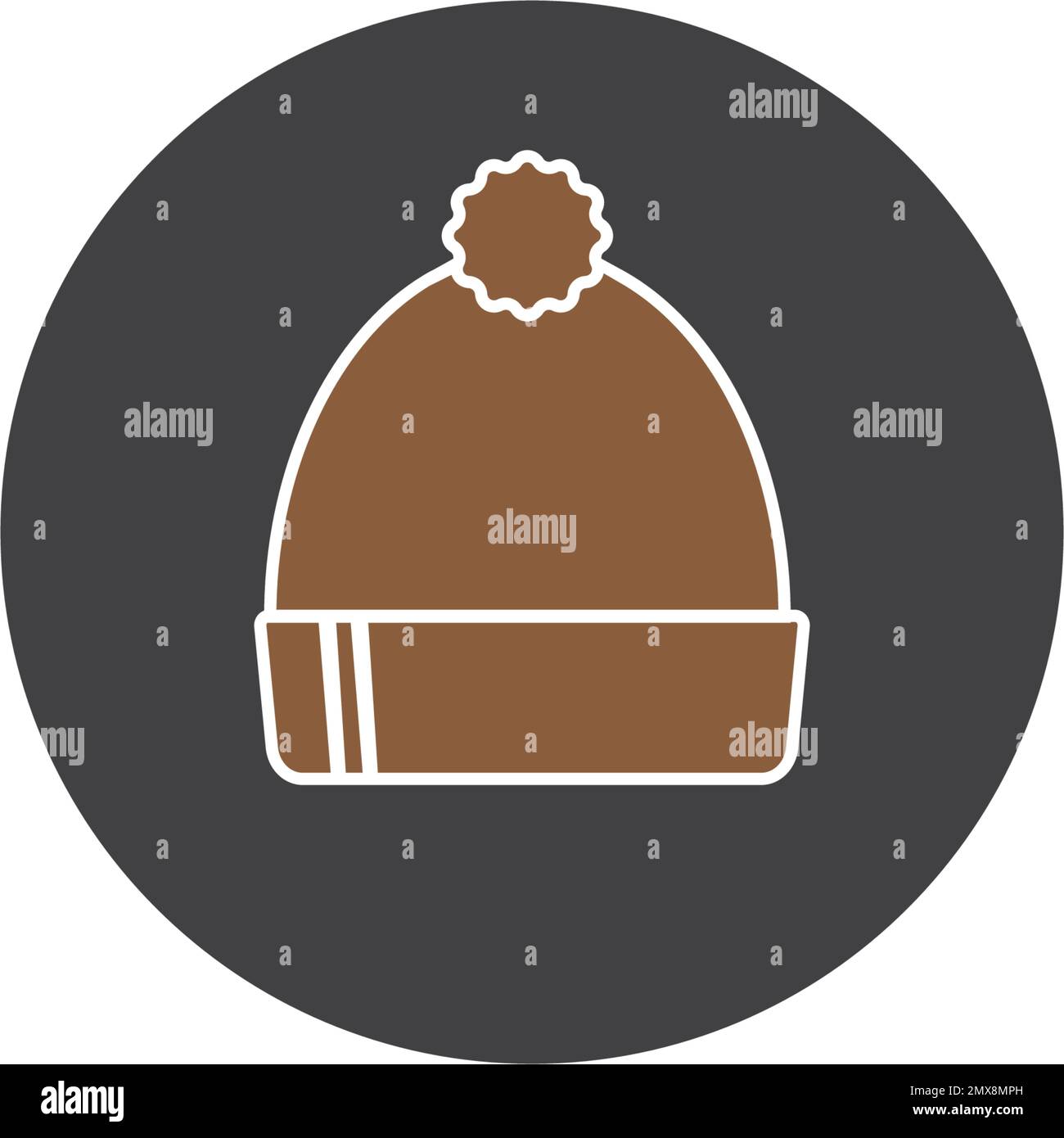 Winter hat accessory icon Cut Out Stock Images & Pictures - Alamy