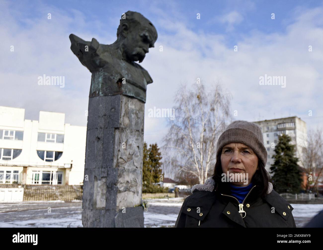 Non Exclusive: BORODIANKA, UKRAINE - FEBRUARY 2, 2023 - Vice President ...