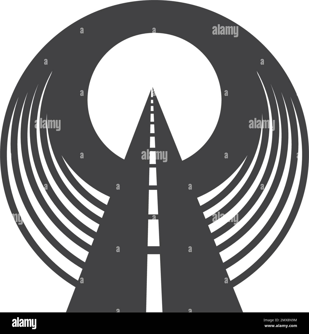 Tunnel logo vector design illustration,logo background Stock Vector ...