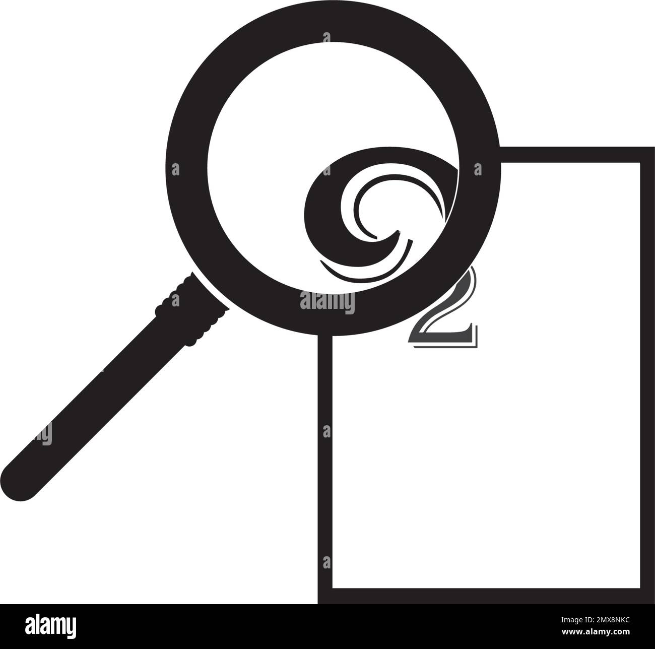 Magnifying glass icon vector logo design illustration,background Stock ...