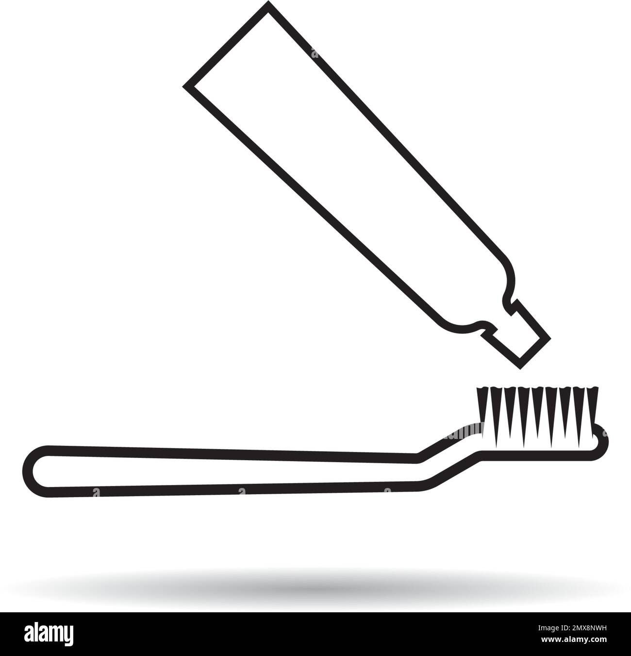 Tooth brush logo vector design illustration Stock Vector Image & Art ...