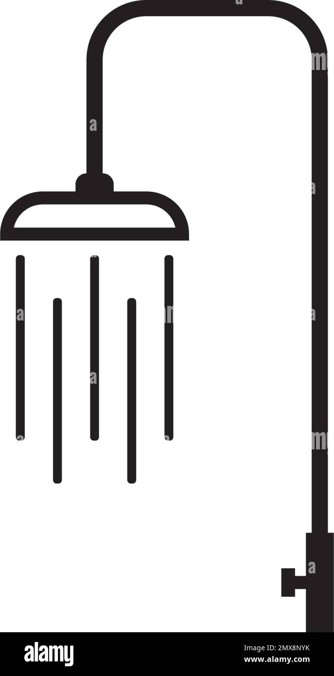 Shower icon vector design illustration,background Stock Vector Image ...